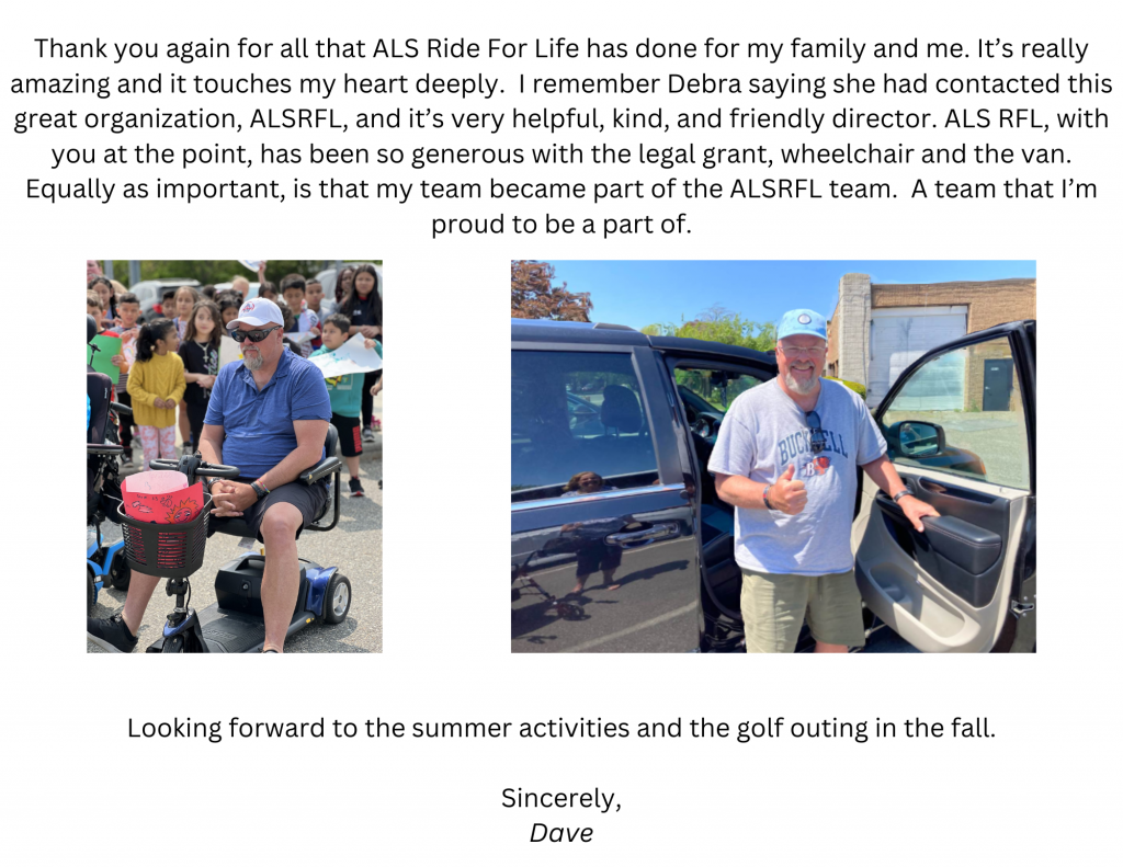 Mobility Program – ALS Ride For Life